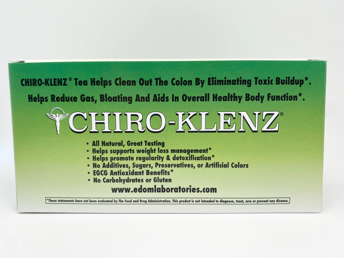 CHIRO-KLENZ® Tea with Green Tea - 30 tea bags – GoodHealthTeas