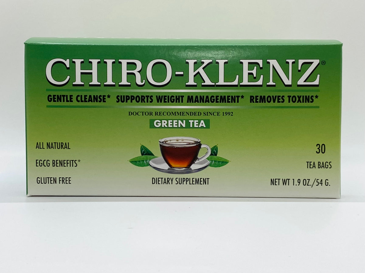 CHIRO-KLENZ® Tea with Green Tea - 30 tea bags – GoodHealthTeas